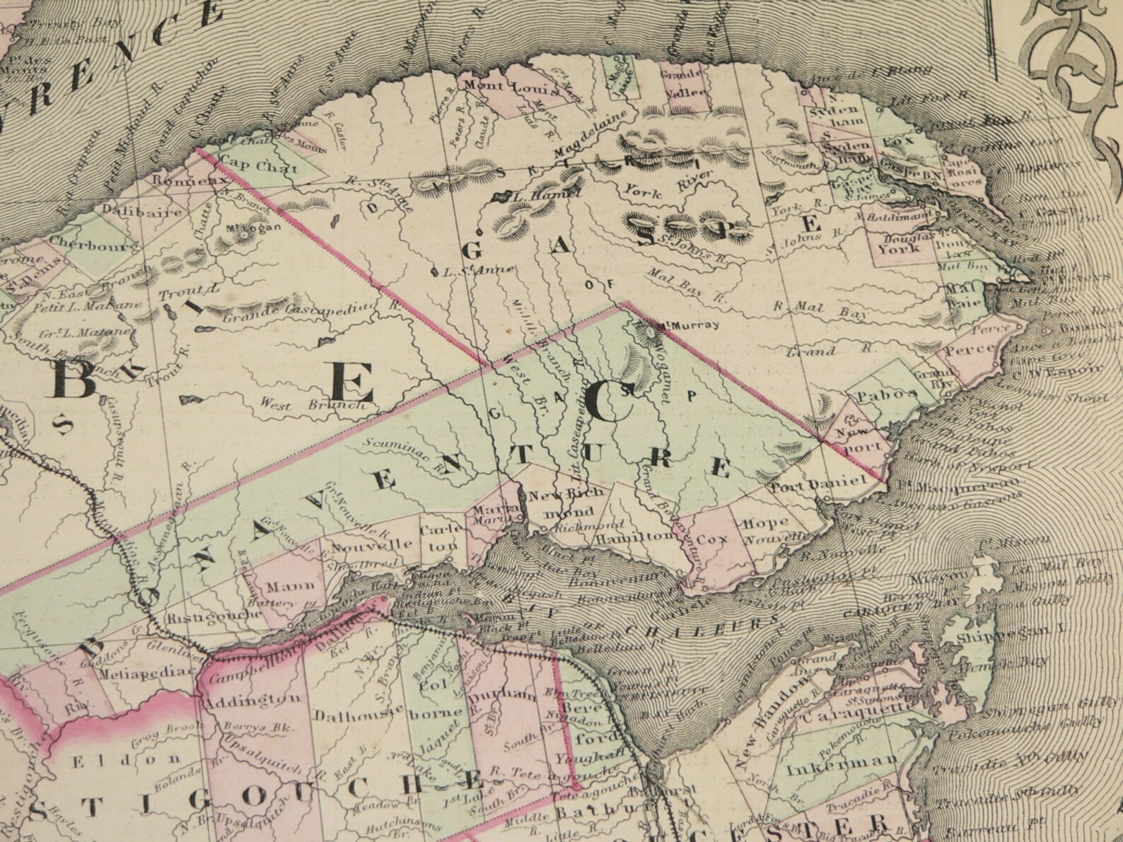 1881 Colton Map of Canada, Quebec, New Brunswick, Manitoba - Etsy