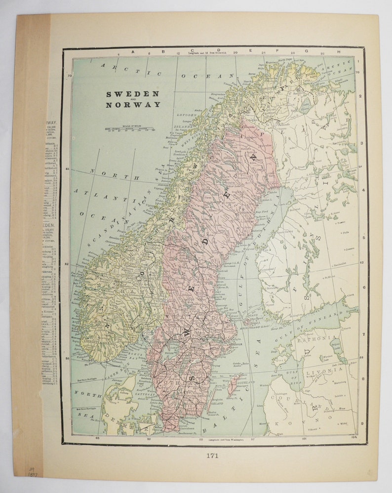 1897 Map of Russia Turkey in Europe Original Vintage Map | Etsy
