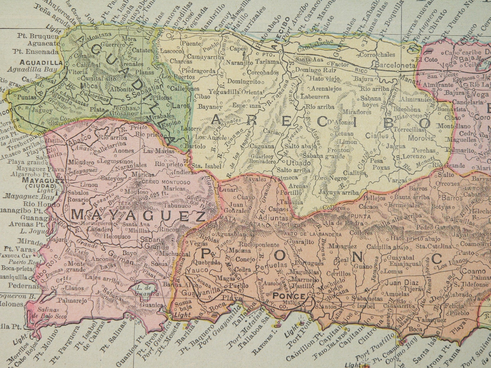 1900 Rand Mcnally Cuba Map, Original Antique Map to Frame - Etsy