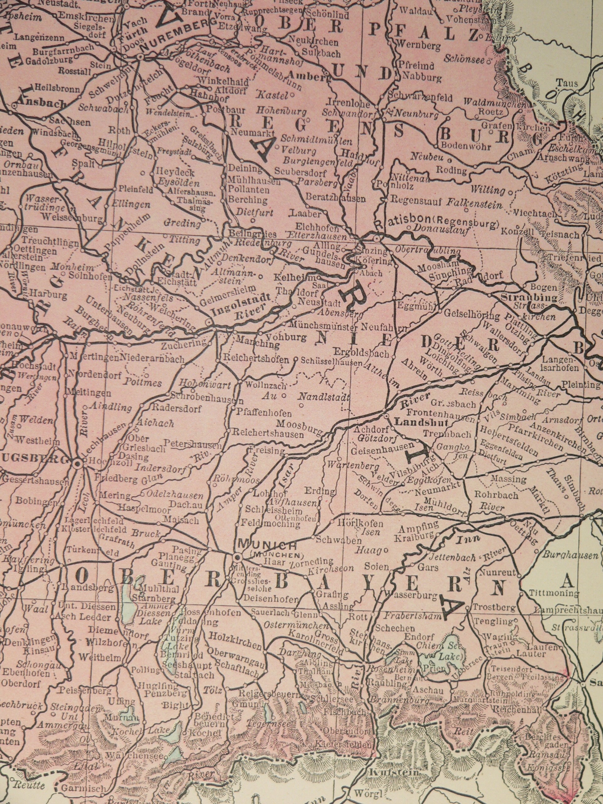 Large 1912 West Germany Map Big Vintage Map Germany Rand - Etsy.de