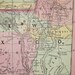 1854 Mitchell Map of Western United States, California, Washington ...