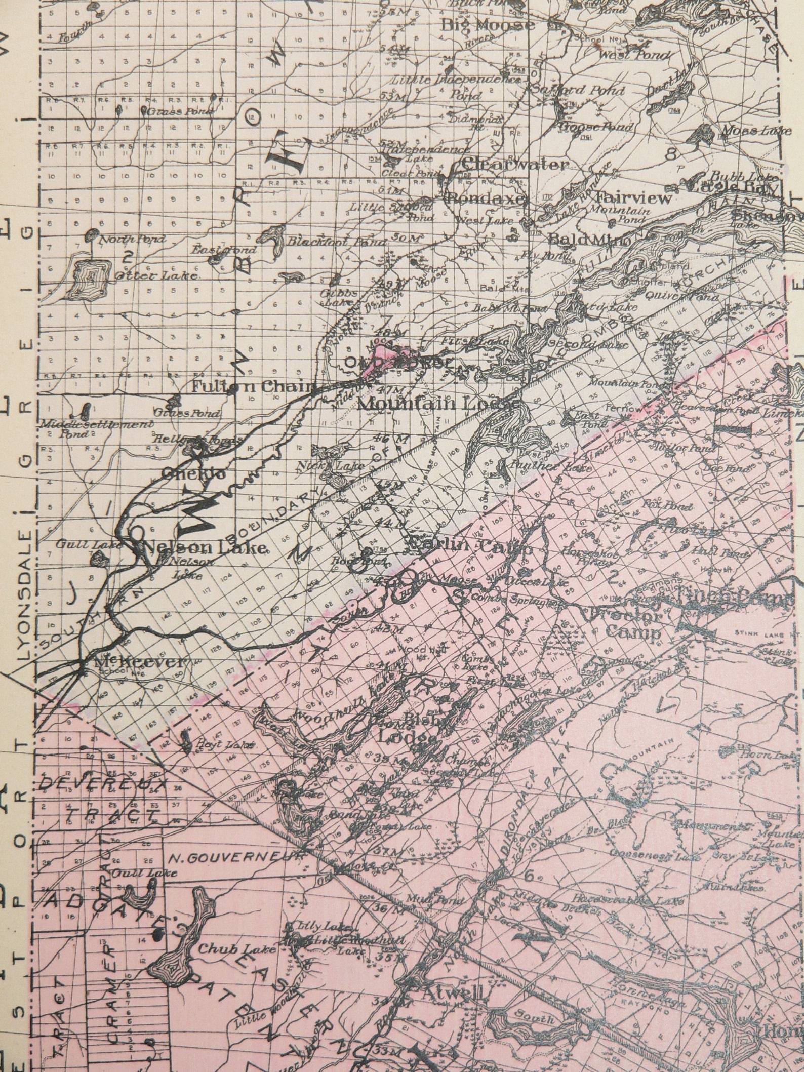 1912 Large Map Herkimer County NY Map Vintage Map New York | Etsy
