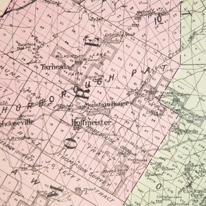 Large Map Hamilton County NY Map, New York County, Adirondack Park ...