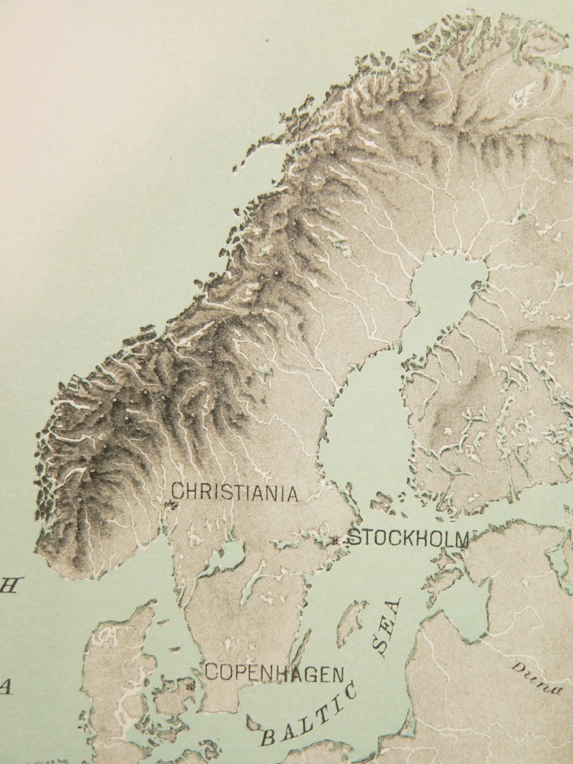 Vintage Europe Map 1912 Rand Mcnally Map of Europe, Minimalist Art Map ...
