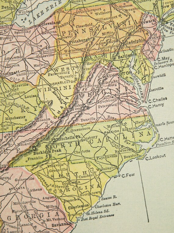 Map Of Eastern Us Cities