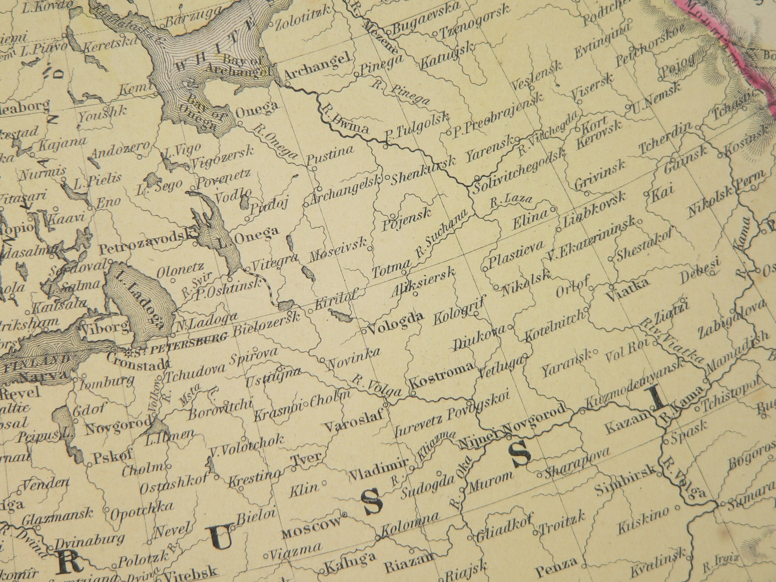 1856 Colton Europe Map, Real Antique Map of Europe, Handcolored Map ...