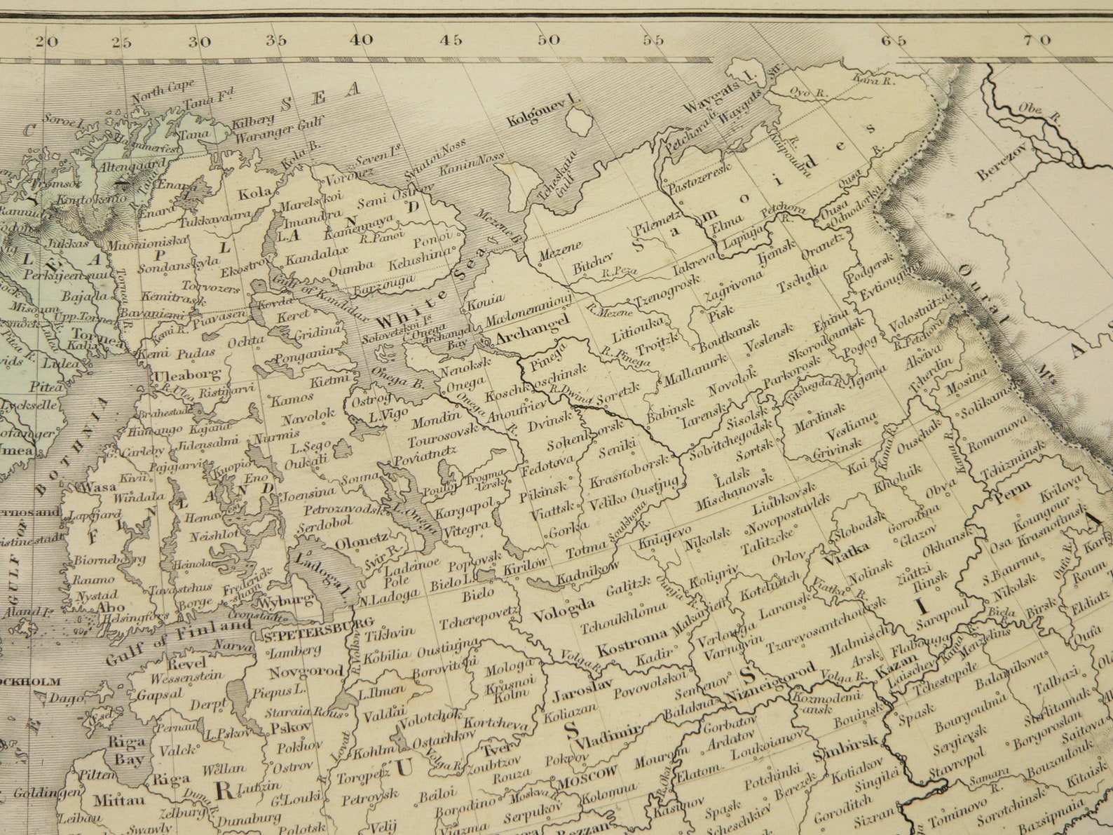 1852 A & C Black Atlas Map of Europe, Original Antique Europe Map ...