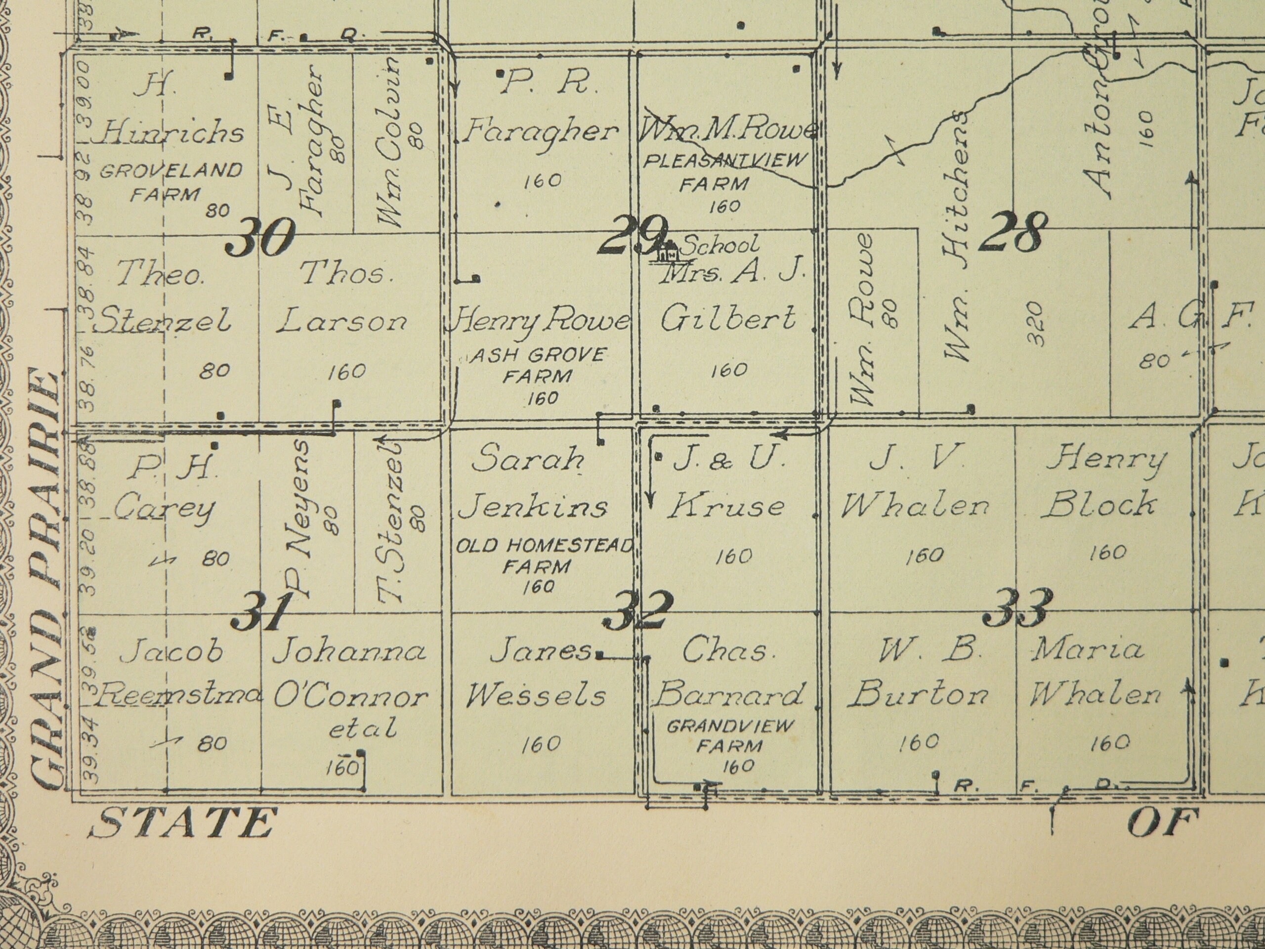 Vintage Map Little Rock MN 1914 Little Rock Minnesota Plat Map ...