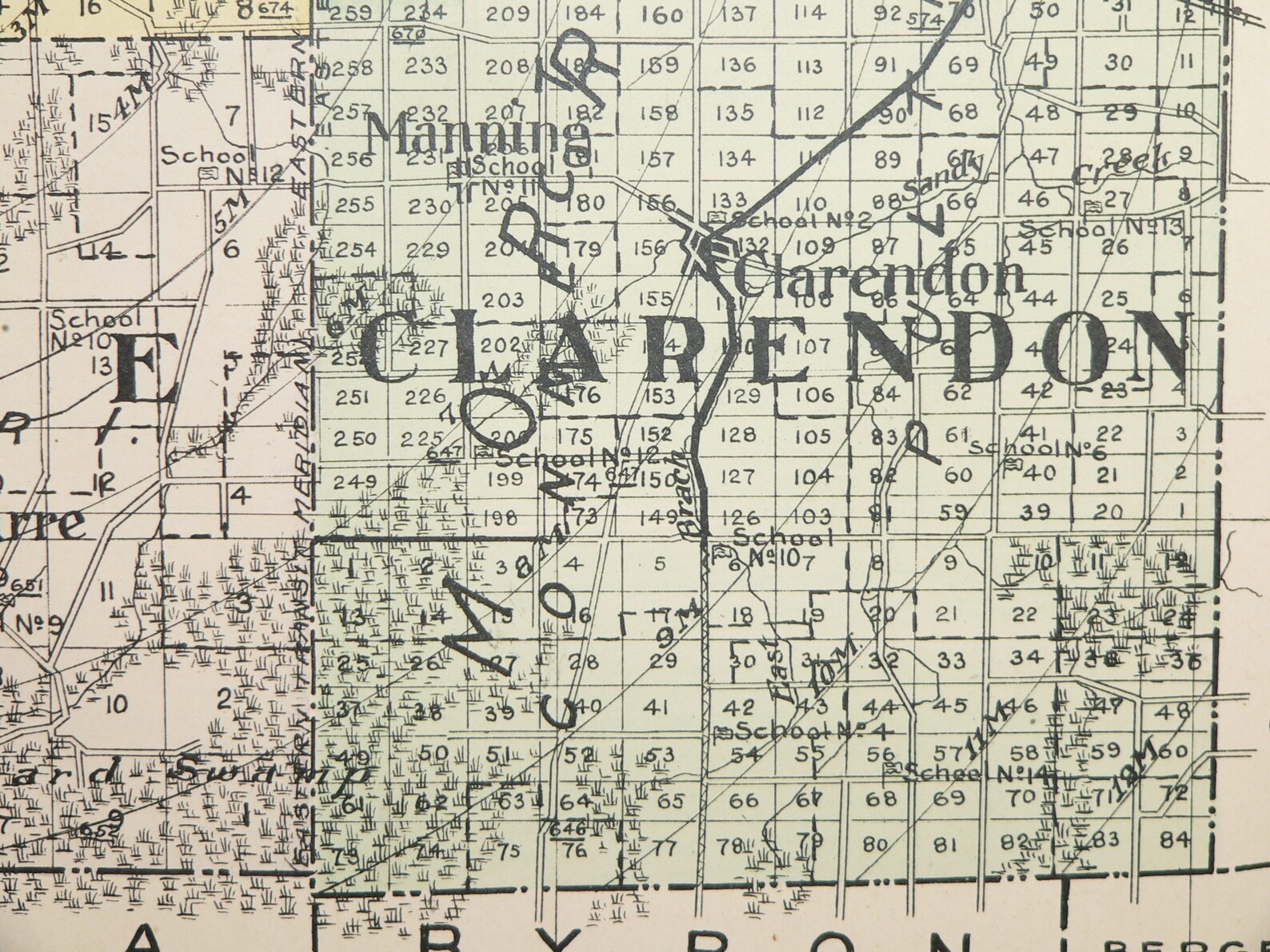 Large Vintage Map Orleans County New York Map 1912 NY County | Etsy