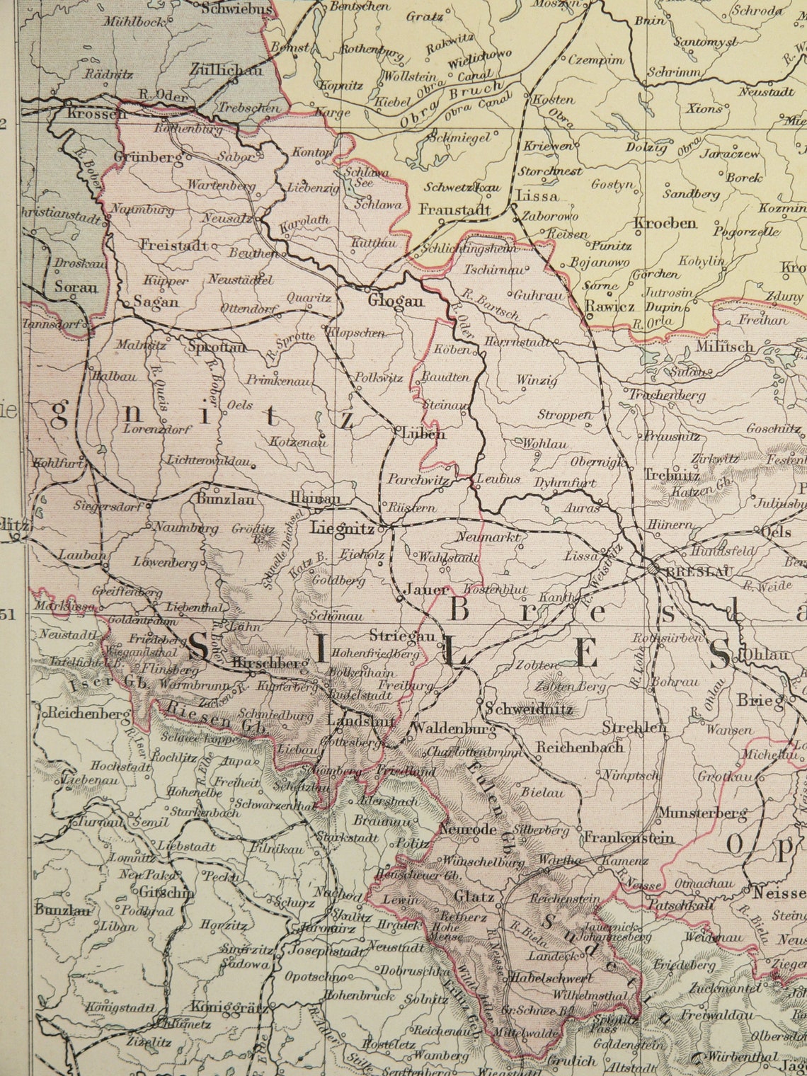 East Germany Map Original Vintage Map of Germany East German - Etsy