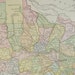 1901 Australia Map, New South Wales, Queensland, Victoria, Genealogy ...