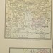 1912 Vintage India Map, Calcutta Bombay, Singapore Peking China ...