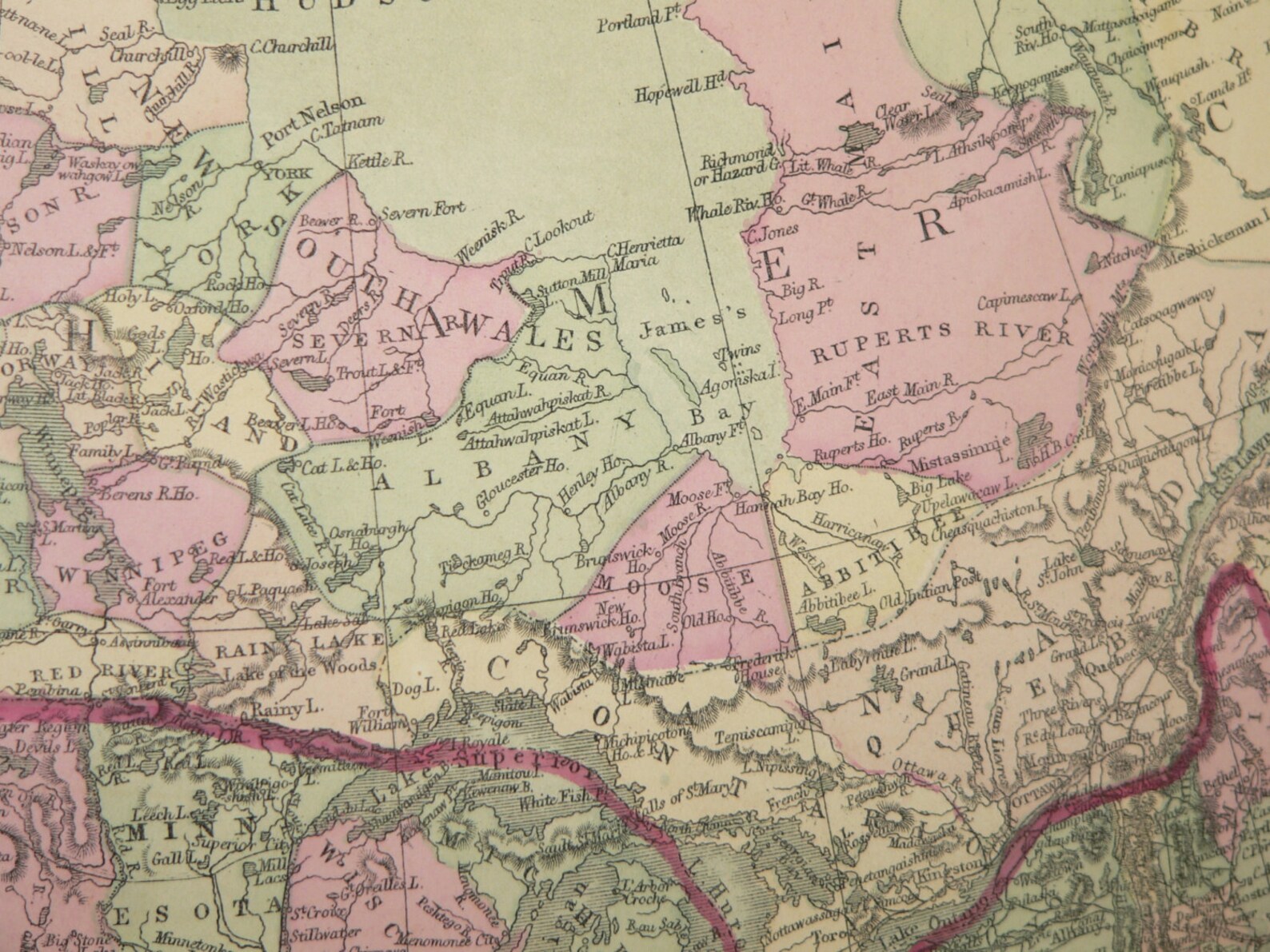 1873 North America Map United States Mexico Map Canada - Etsy