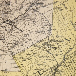 Large Map Hamilton County NY Map, New York County, Adirondack Park ...