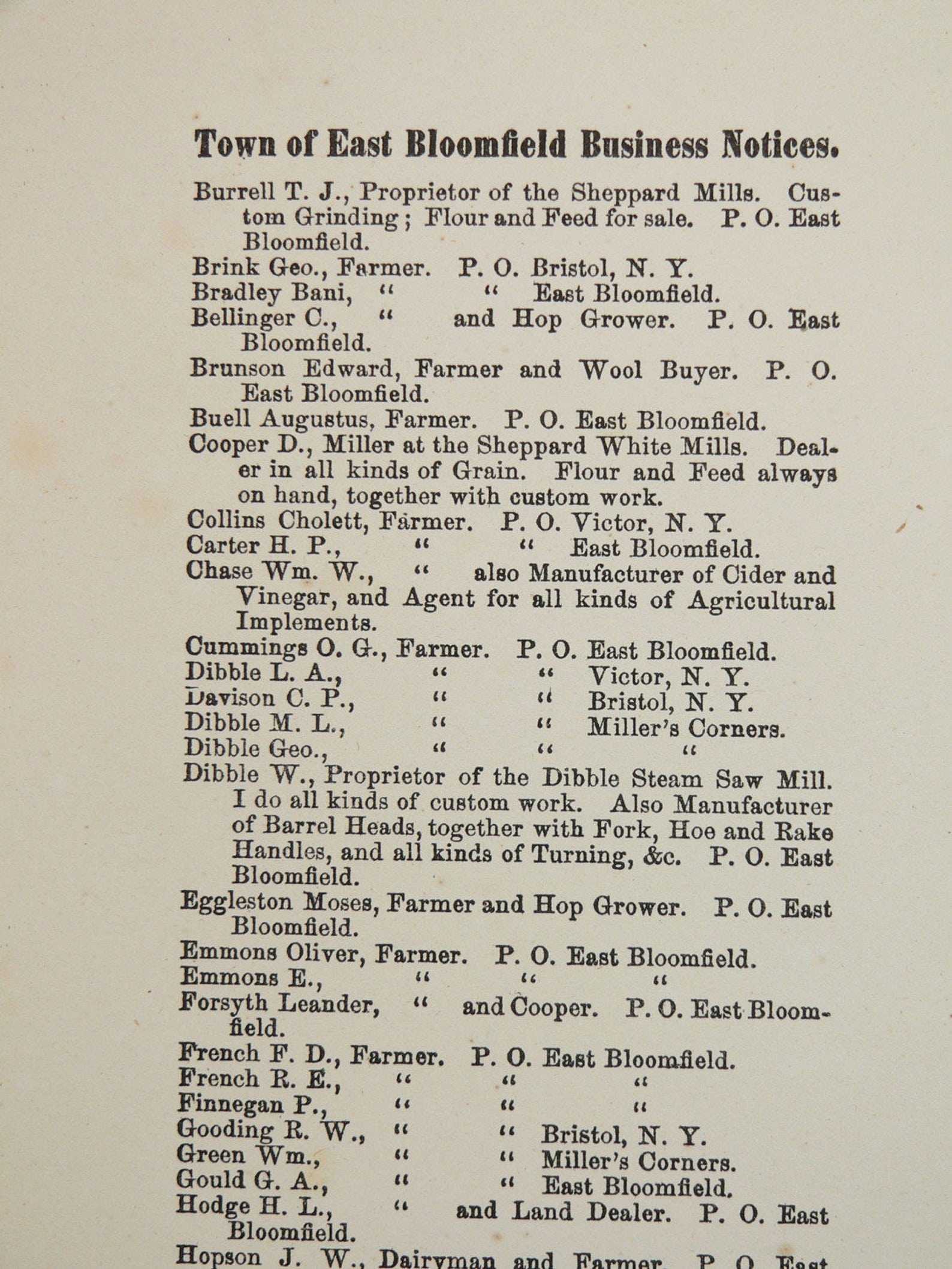 Antique New Salem NY Map Chapinville 1874 Vintage Map - Etsy