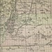 1889 Large Arizona Map, New Mexico Map, Southwest US State Map, Antique ...