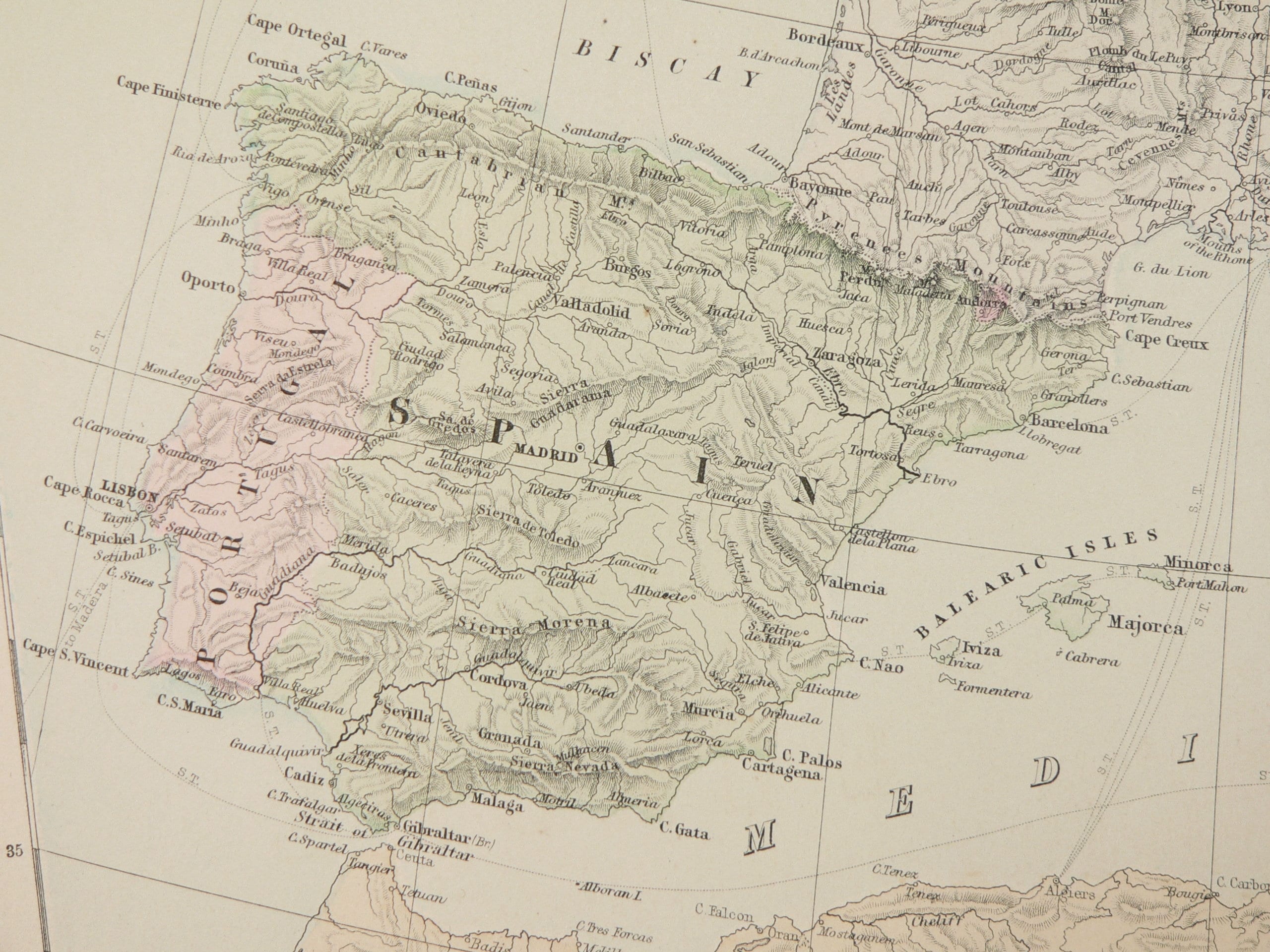 Large Europe Map 1889 Vintage Map of Europe Unique Gift for | Etsy