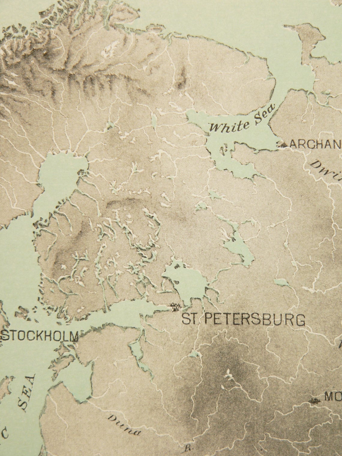 Vintage Europe Map 1912 Rand Mcnally Map of Europe Minimalist - Etsy UK