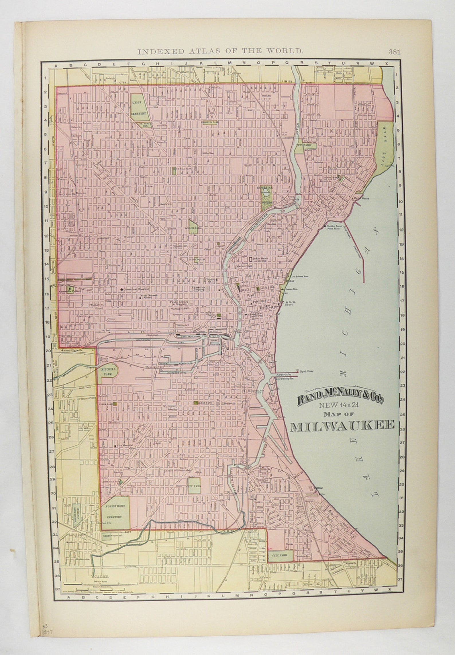 1897 Big Minnesota Map Milwaukee MN Map Minnesota Gift for - Etsy