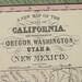 1854 Mitchell Map of Western United States, California, Washington ...