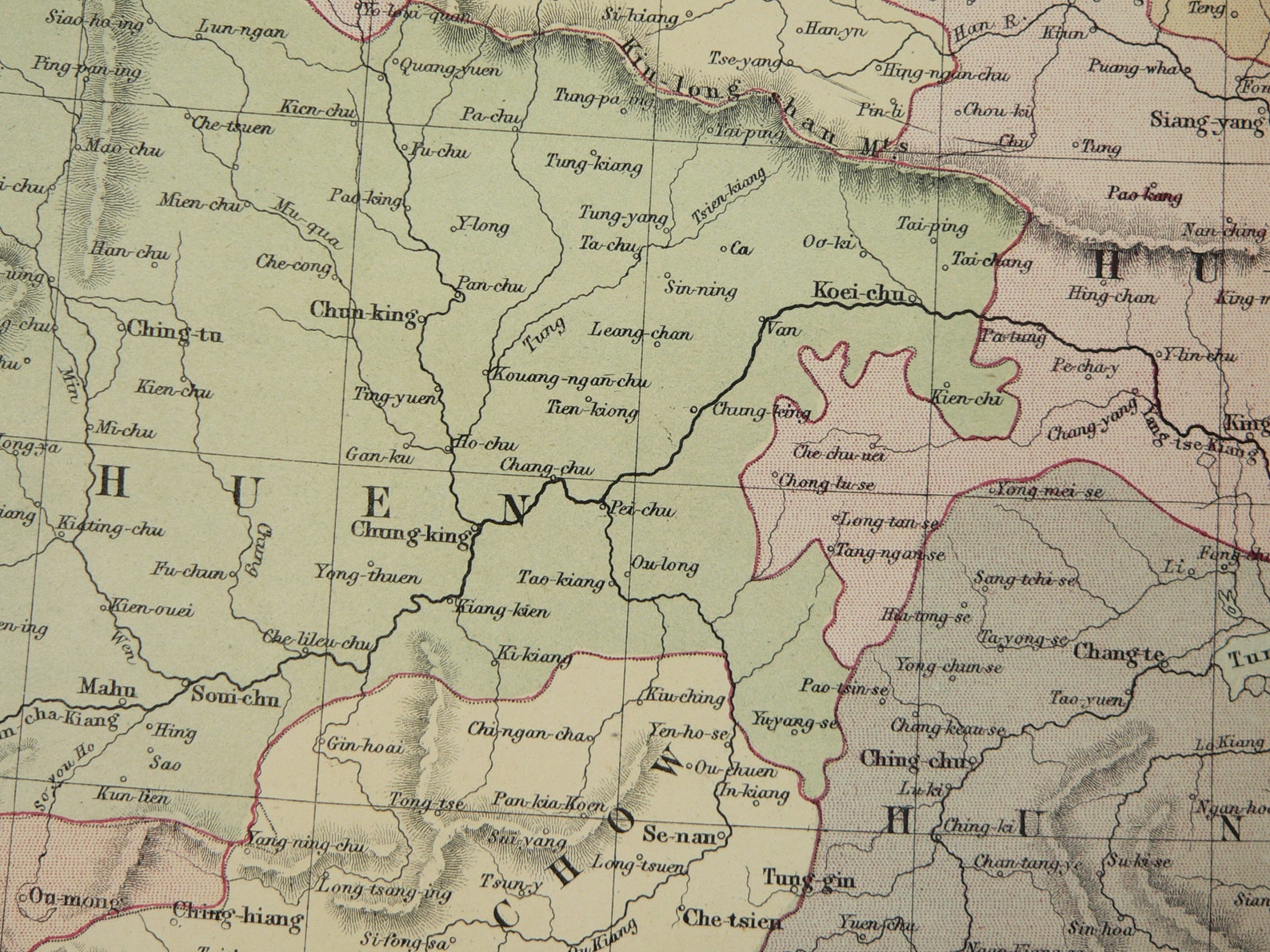 Large Antique Map of China Original Vintage China Map with | Etsy