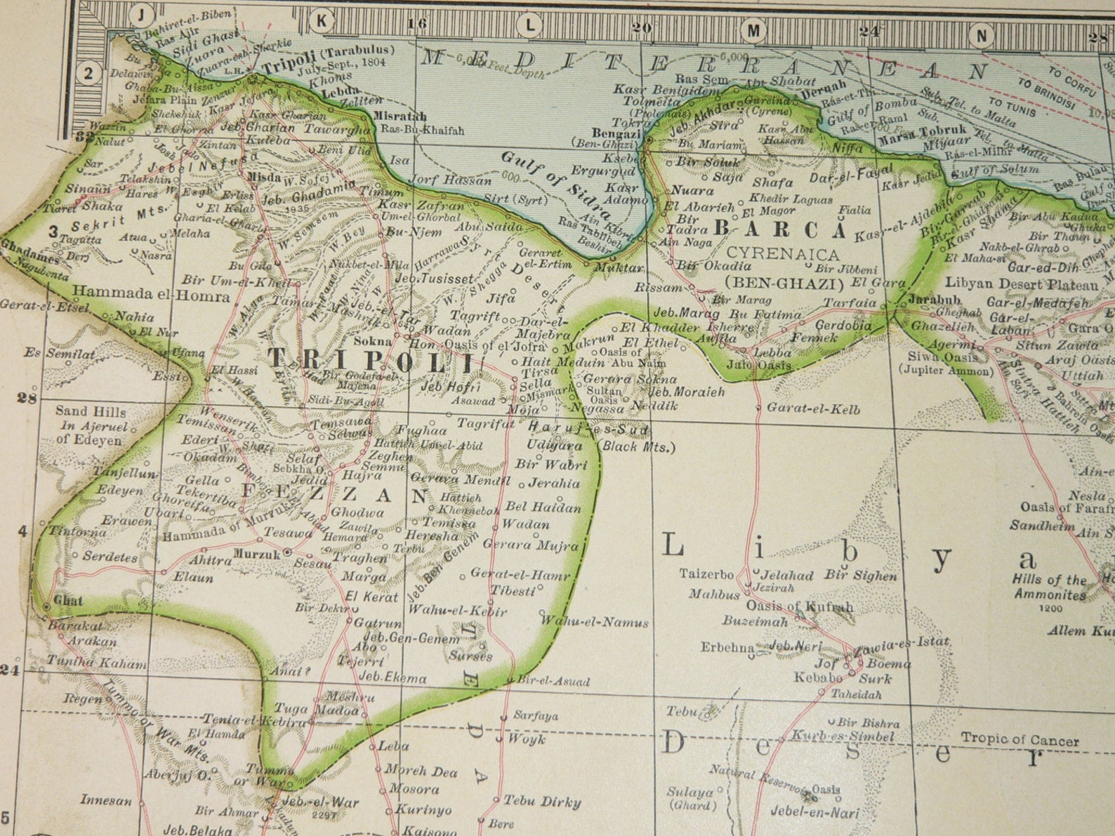 1899 Map of NE Africa, Century Map of Sudan Sahara Desert, Egypt - Etsy