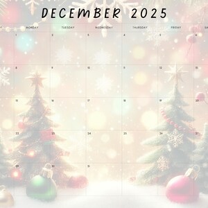 Printable 2025 Calendar | Monthly Designs for Each Season | Digital ...
