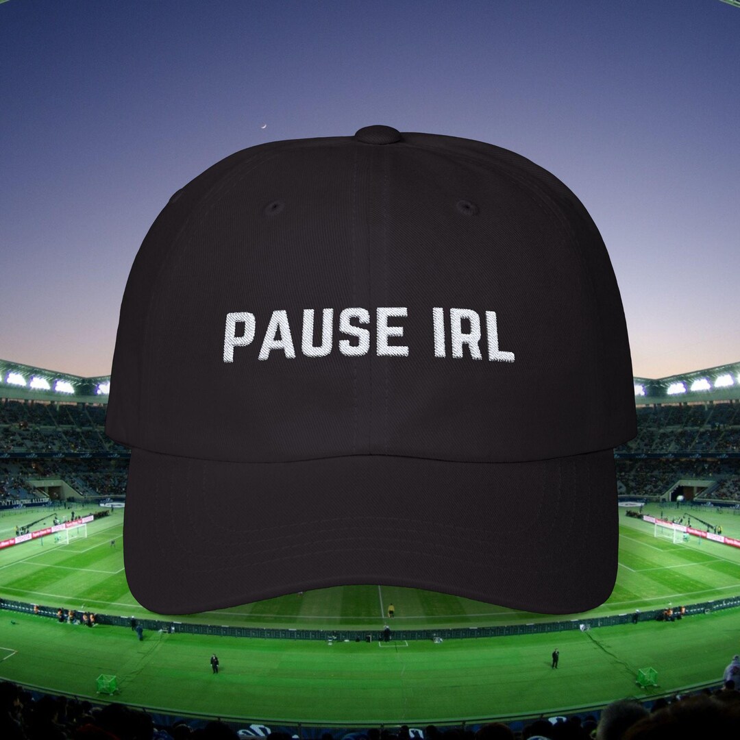 Gamer Dad Cap, Pause IRL Hat for Gamers, Gaming Culture Baseball Cap ...