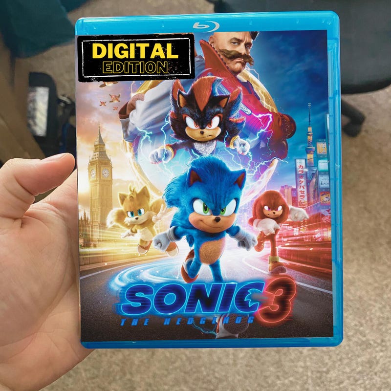 Sonic 3 movie poster - Etsy México