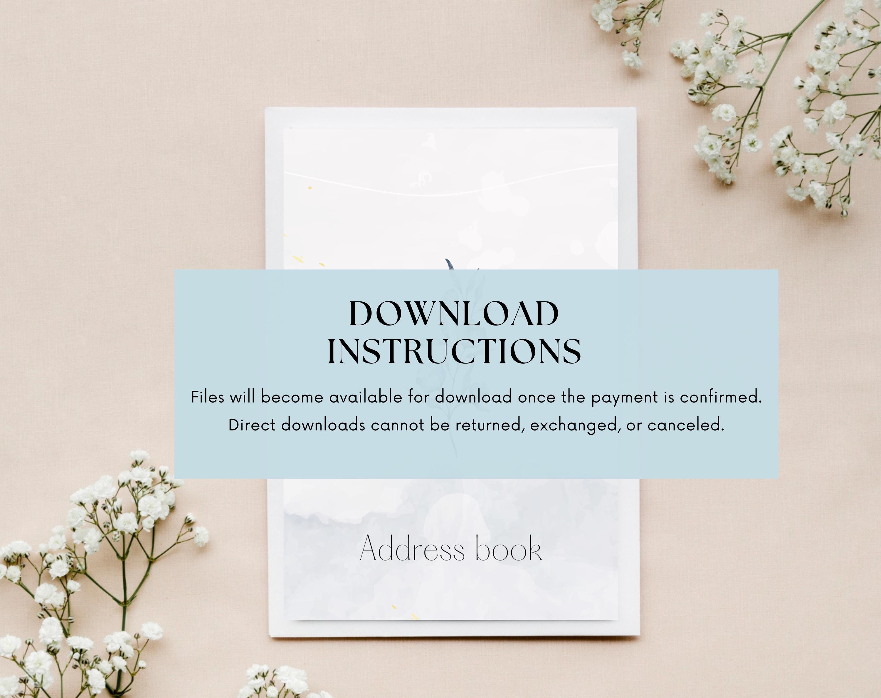 Digital Contacts Book Template for Remarkable Paper Pro – Eink Address ...