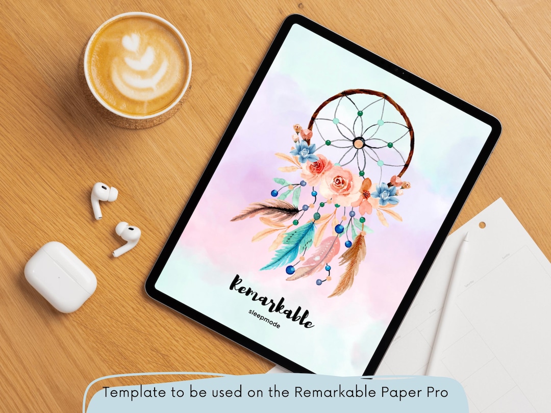 Stunning Sleep Screen Saver Template for Remarkable Paper Pro ...