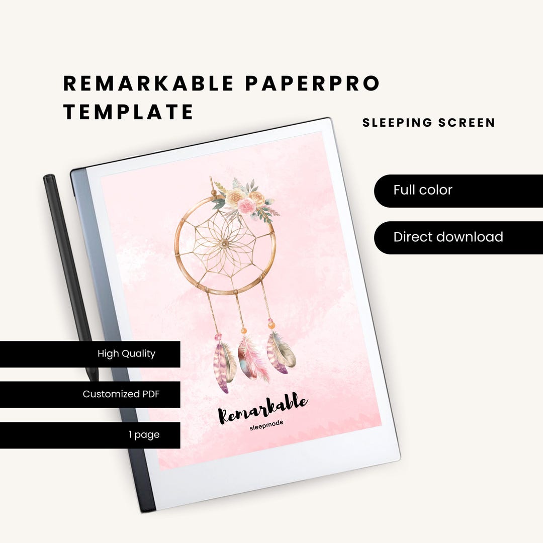 Sleep Screen Saver for Remarkable Paper Pro and Remarkable 3 ...