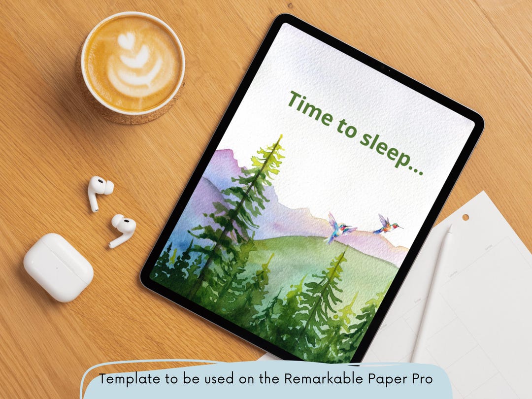 Sleep Screen – Minimalistic Art Template for Remarkable Paper Pro ...