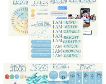 Printable Emotional Check In, Emotional Regulation Poster, Teens and ...