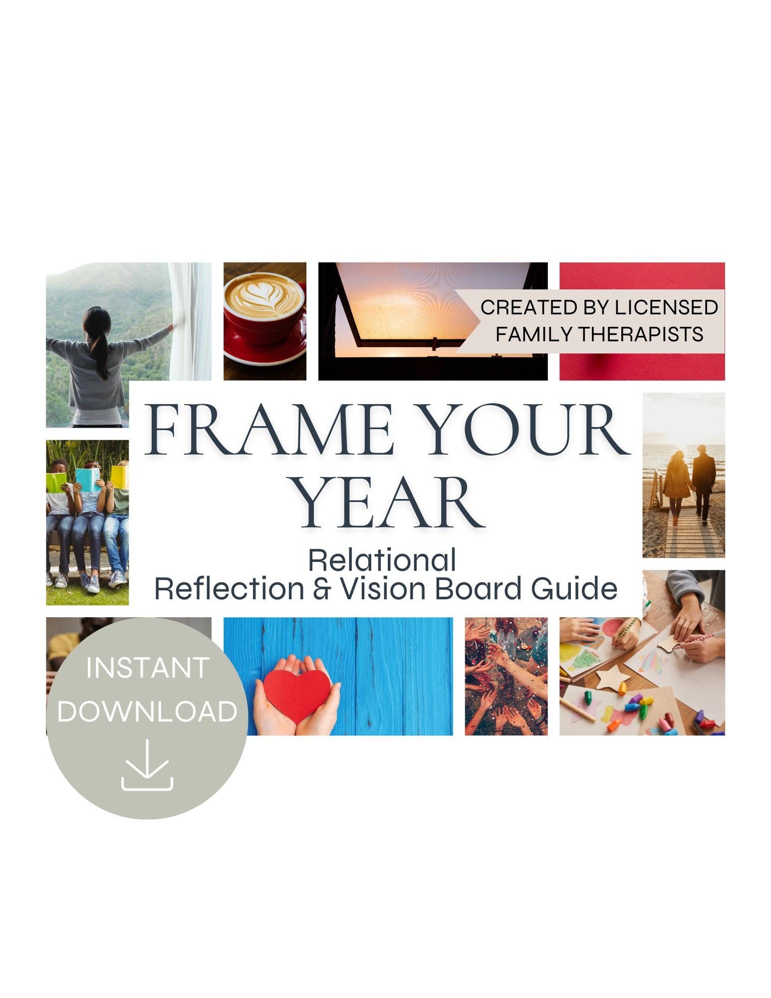 Reflection & Vision Board Party Kit, Couples Connection, 2024 ...
