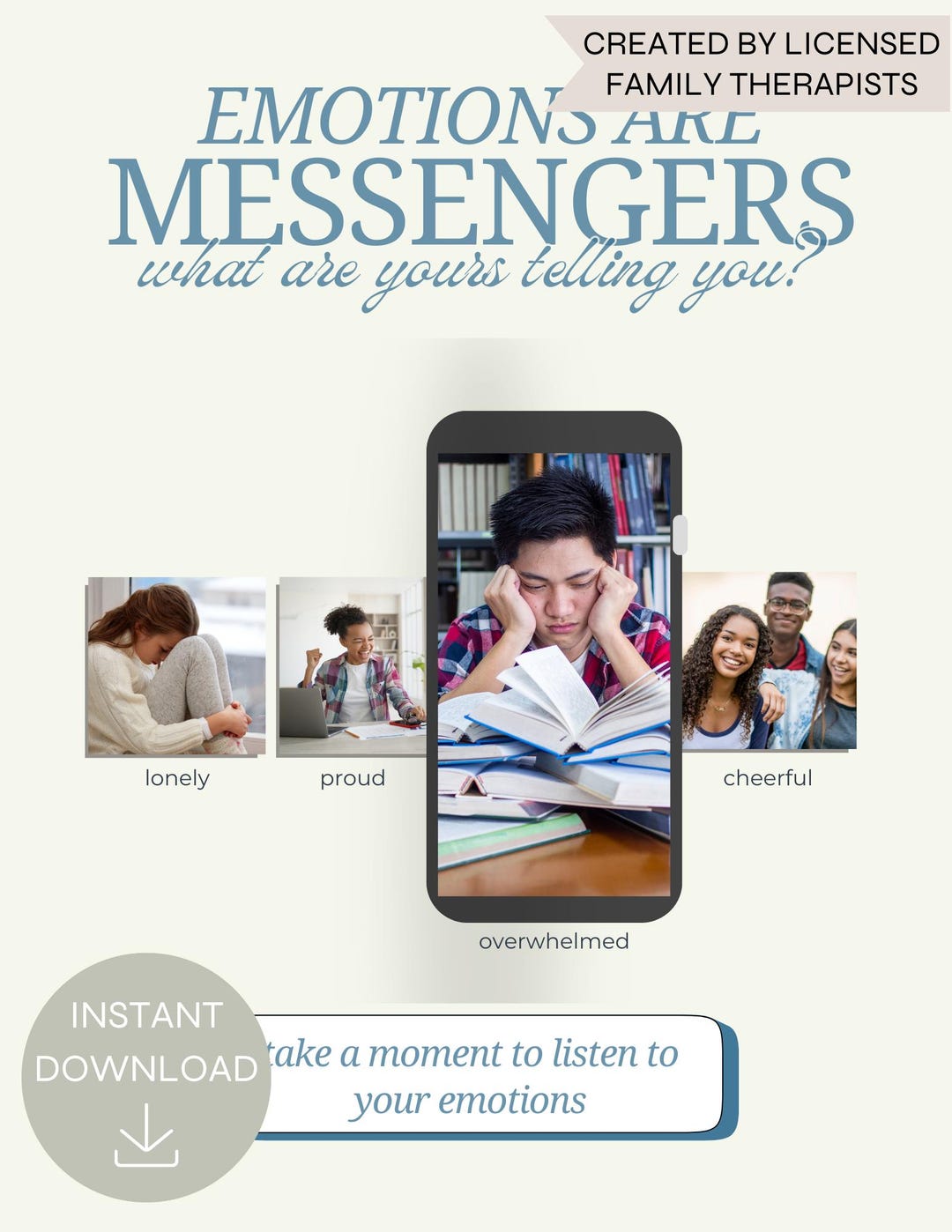 Printable Emotional Regulation Poster, Teens and Kids, Therapy Office ...