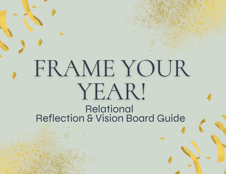 Reflection & Vision Board Party Kit, Couples Connection, 2024 ...