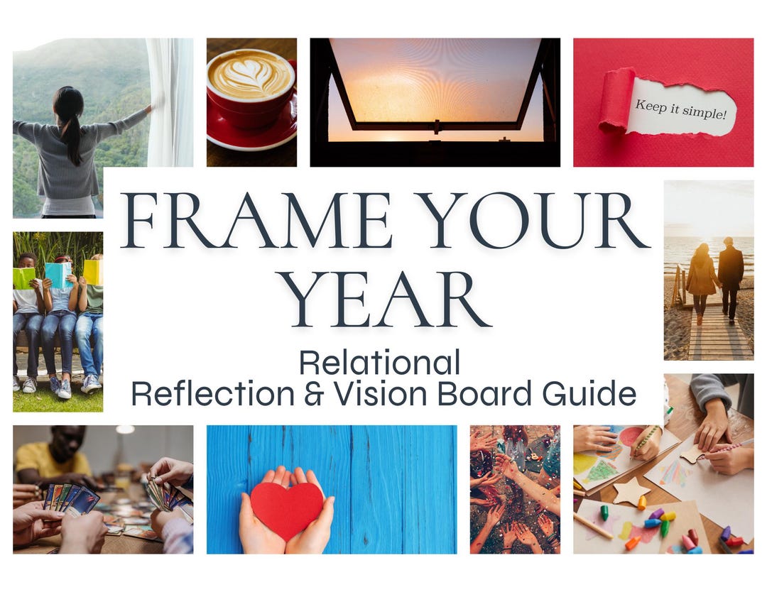 Reflection & Vision Board Party Kit, Valentine's Connection, 2024 ...