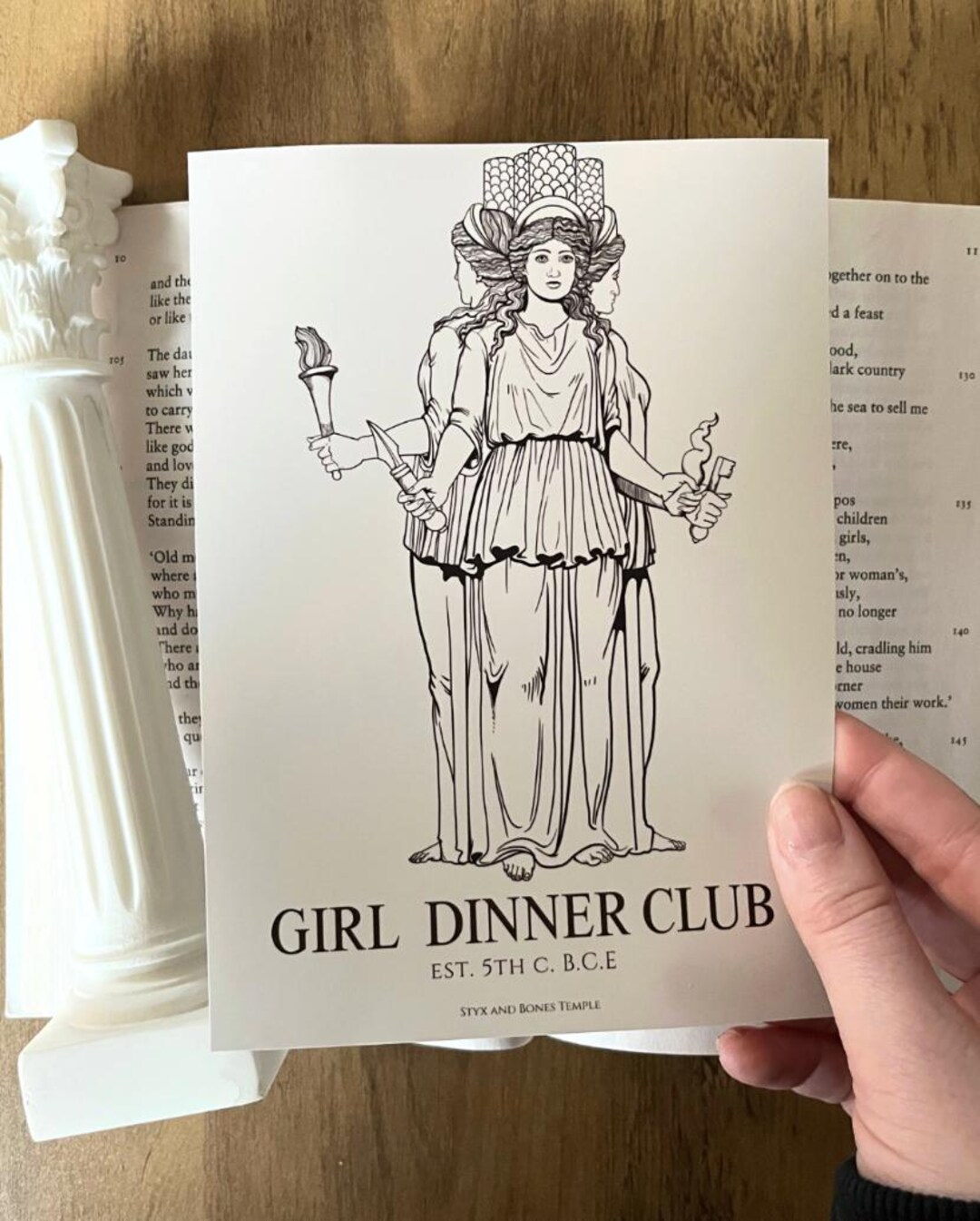 Hekate's "girl Dinner" Deipnon Art Print - Etsy