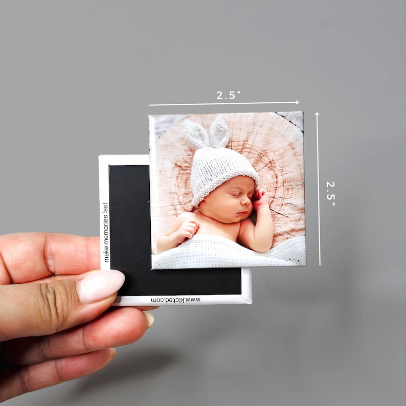 Personalized Fridge Magnets - 12 Custom Photo Magnets 2.5x2.5" | Gift ...