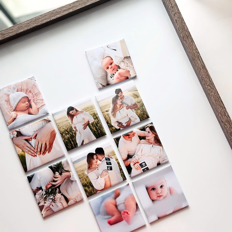 Personalized Fridge Magnets - 12 Custom Photo Magnets 2.5x2.5" | Gift ...