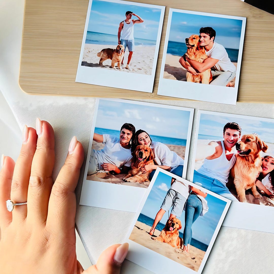 Personalized Polaroid Photo Fridge Magnets: Custom Family Gift - Etsy