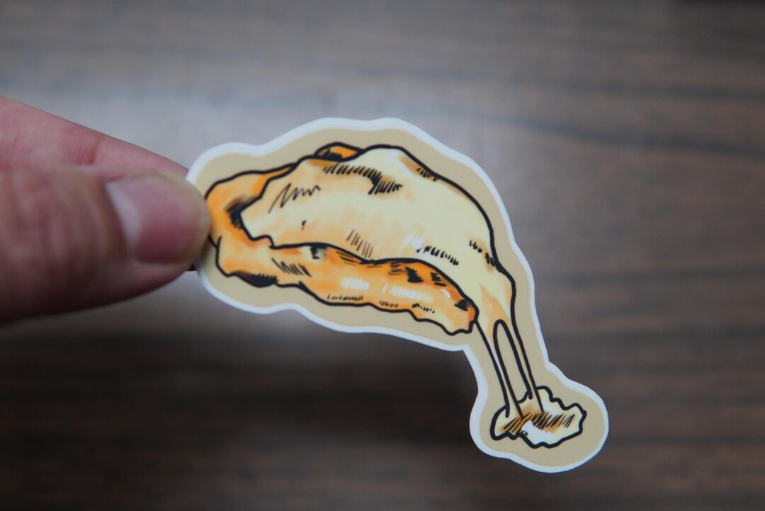 Cheese Naan Sticker, Monster Hunter Sticker, Food Sticker, Cute Sticker ...