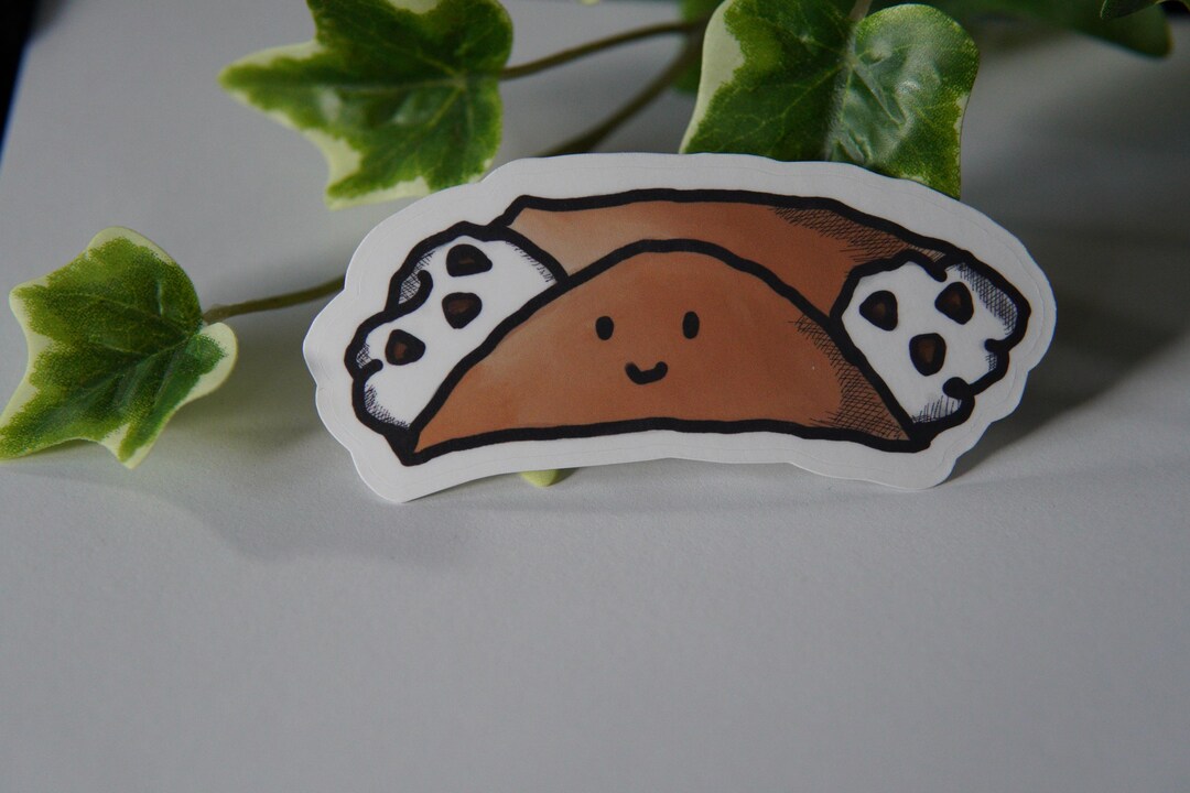 Cannoli Sticker//funny Sticker//cute Sticker//waterproof and Scratch ...
