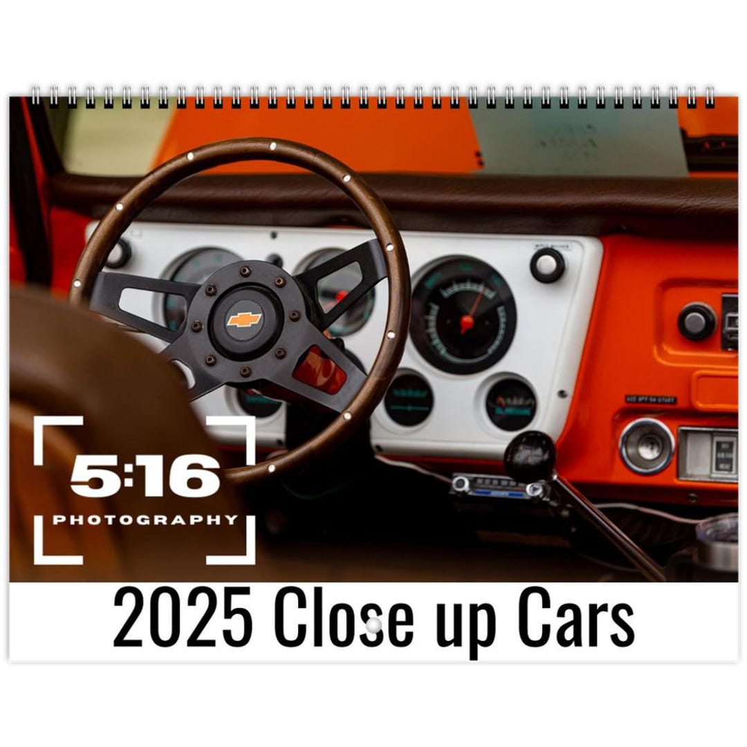 2025 Close up Classic Cars Wall Calendars (US & CA) - Etsy