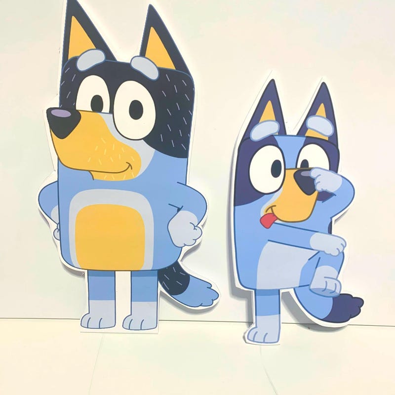 Bluey Cutouts - Etsy