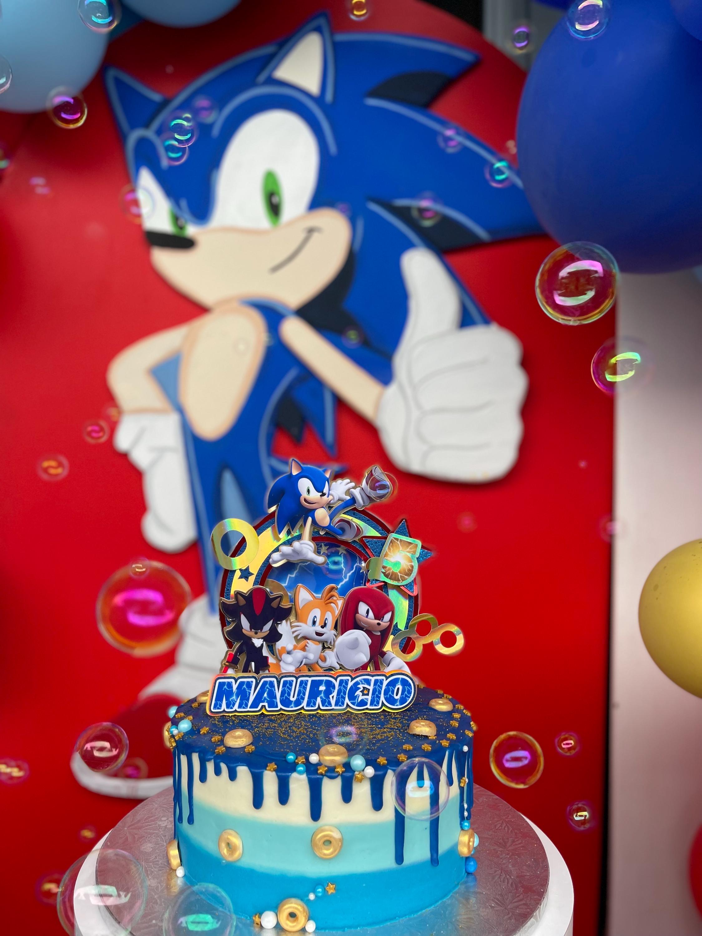 Sonic Cake Topper, Sonic Party, Sonic Decor, Sonic Birthday, Sonic Cake ...