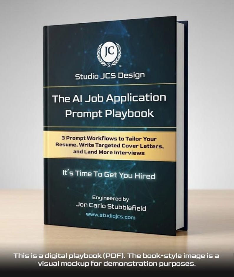 The AI Job Application Prompt Playbook - Etsy