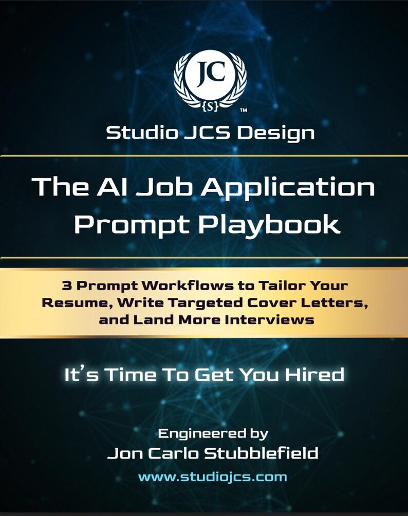 The AI Job Application Prompt Playbook - Etsy