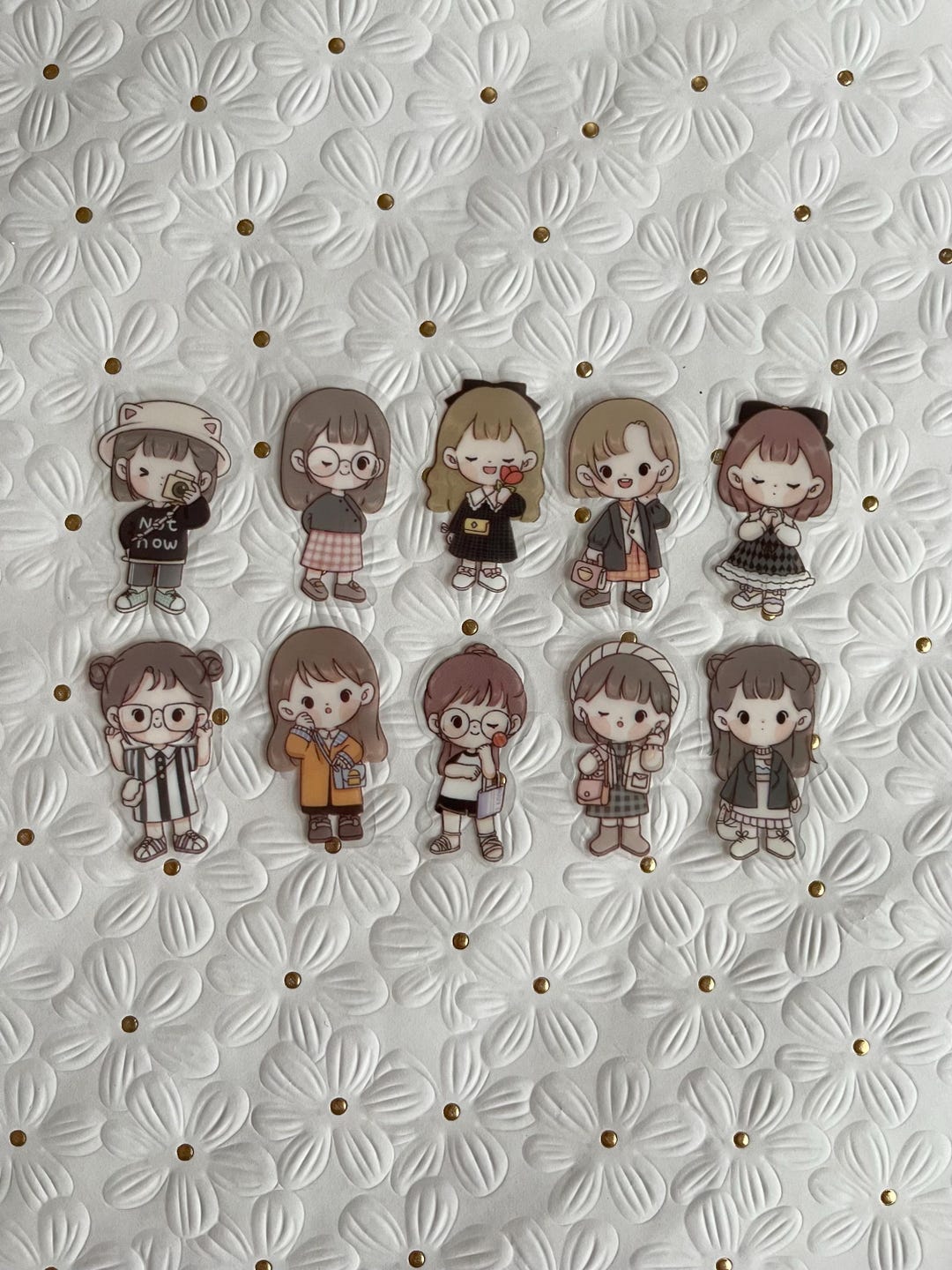 Anime Cartoon Stickers, Girls, Kawaii Stickers, Cute Stickers - Etsy